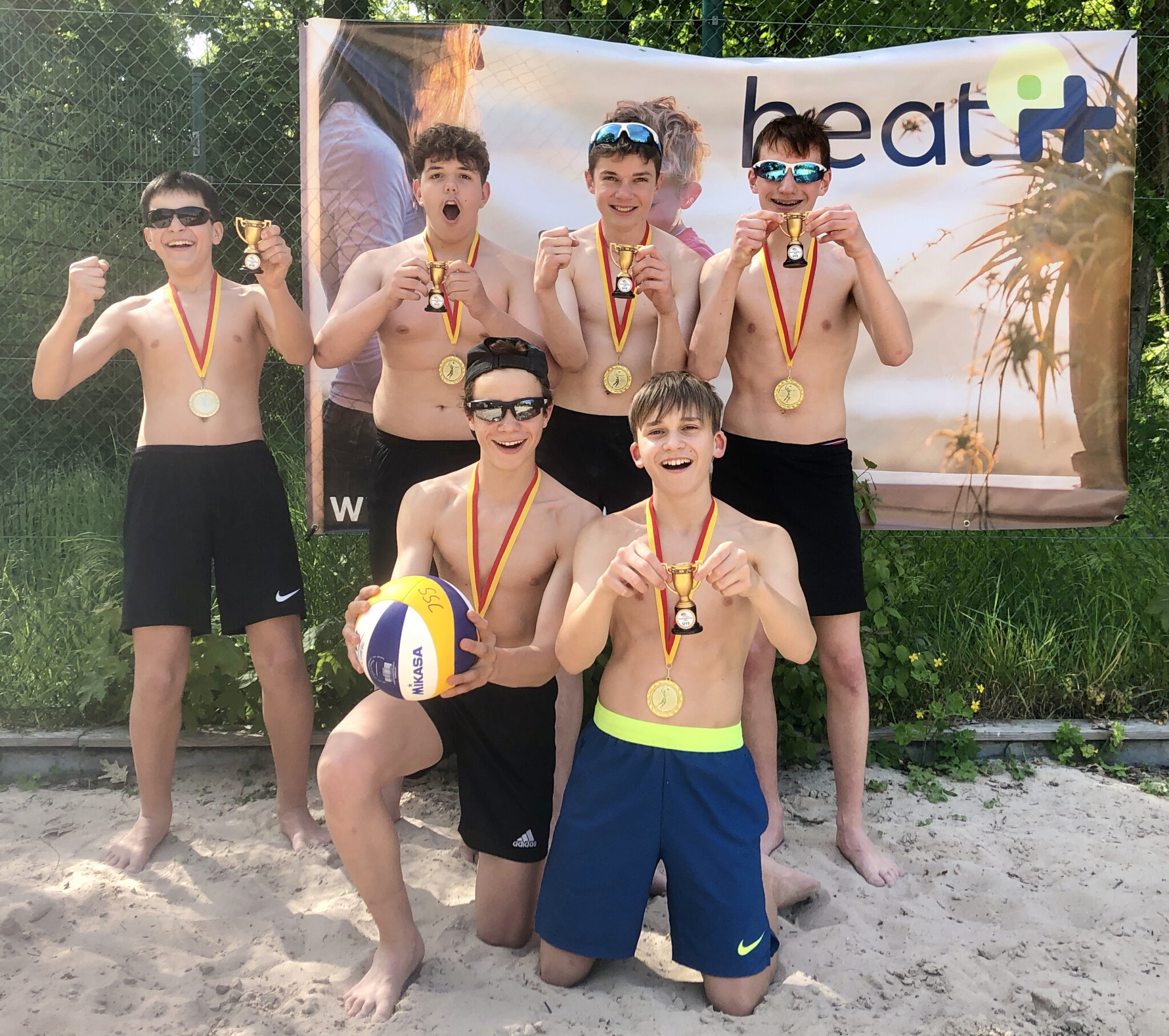 Badenvolleys U15 männlich Nordbadischer Meister im Beachvolleyball ...
